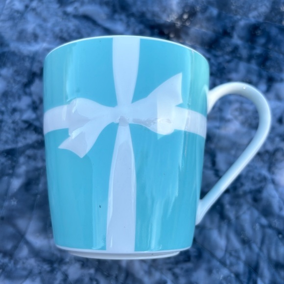 Tiffany & Co. | Dining | Tiffany Co Blue Ribbon Coffee Mug Tea Cup ...